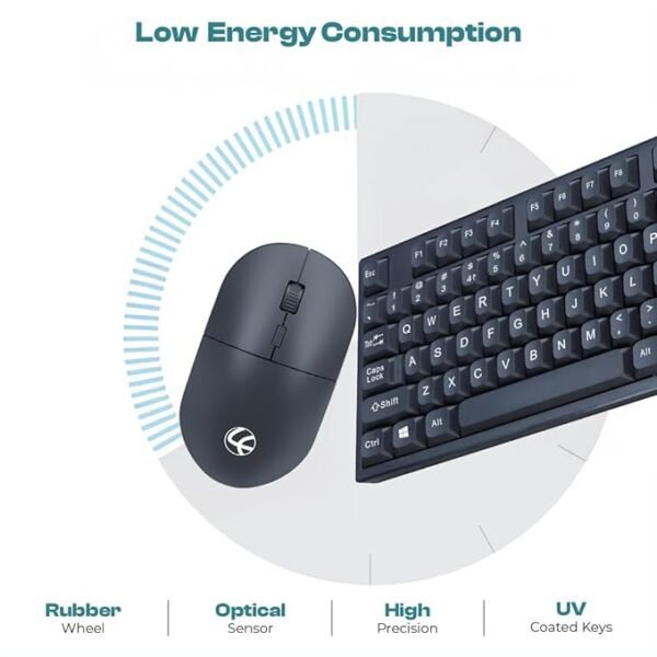 Lapcare WL-102 2.4GHz Wireless Keyboard & Mouse Combo - vrge.in